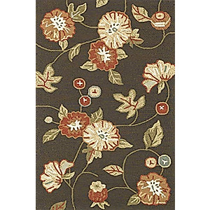 Loloi FRACFC-04CF003656 Francesca Area Rug, 3'-6" by 5'-6", Coffee