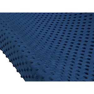 BlueSnail Ultra Soft Minky Dot Changing Pad Cover 2 Pack (Gray+Navy, 2 Pack)