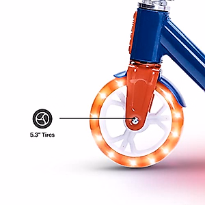 Jetson Marvel Spider-Man Kids' Electric Scooter, 7 Miles Per Hour, 4 Miles Max Range, 60-Watt Motor, Light-Up Deck, Height-Adjustable Handlebar, Ages 8+, JSPMN-ELE