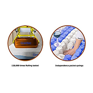 Olee Sleep 10 inch Omega Hybrid Gel Infused Memory Foam and Pocket Spring Mattress (Queen)