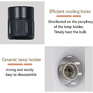 LINKANRUO Commercial Food Heat Lamp Warmer, 250w Buffet Catering Heating Light, Restaurant Chandelier Equipment for Keep The Food Fresh and Delicious, Adjustable Length 60-180cm, Ideal for Steak Pizza