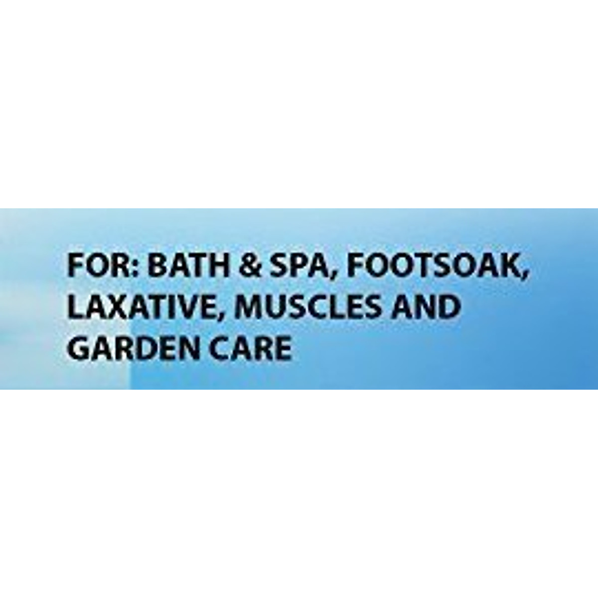 Epsom Salt 4 lbs. Magnesium Sulfate USP Multi-Purpose - Resealable bag