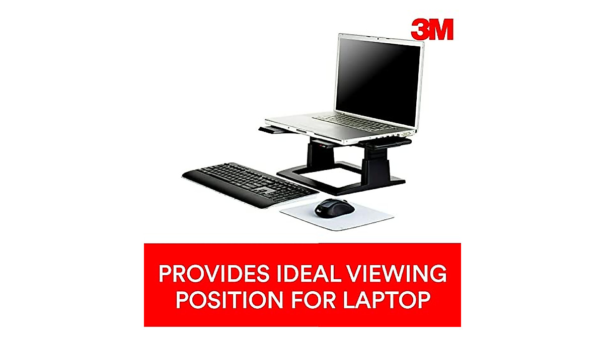 3M Adjustable Laptop Stand - Ergonomic, Reduce Neck Strain