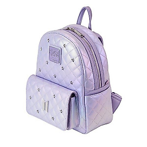 Loungefly BTS Logo Iridescent Purple Mini Backpack