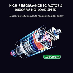 12V Cordless Angle Grinder Tool Kit Portable Lithium Electric Angle Grinder 19500rpm Mini Rechargeable Power Cutter with 2pcs Batteries 2pcs Grinding Discs for Grinding Polishing Cutting Rust Removing