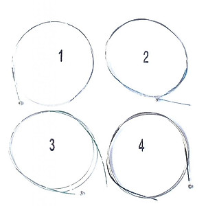 Generic Viola Strings Set Synthetic Nylon Core Nickel Alloy Wound 16 inch