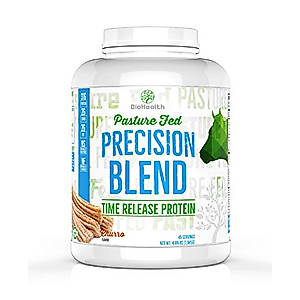 Precision Blend Churro (4 lb) | 31g Time Released Whey Protein Blend | Non-GMO | Sugar Free | 45 Servings