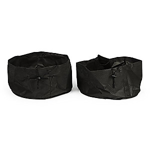 Aquascape Aquatic Lily Plant Pots for Pond and Water Garden, 14-inch x 7-inch, Black, 2-Pack | 98929