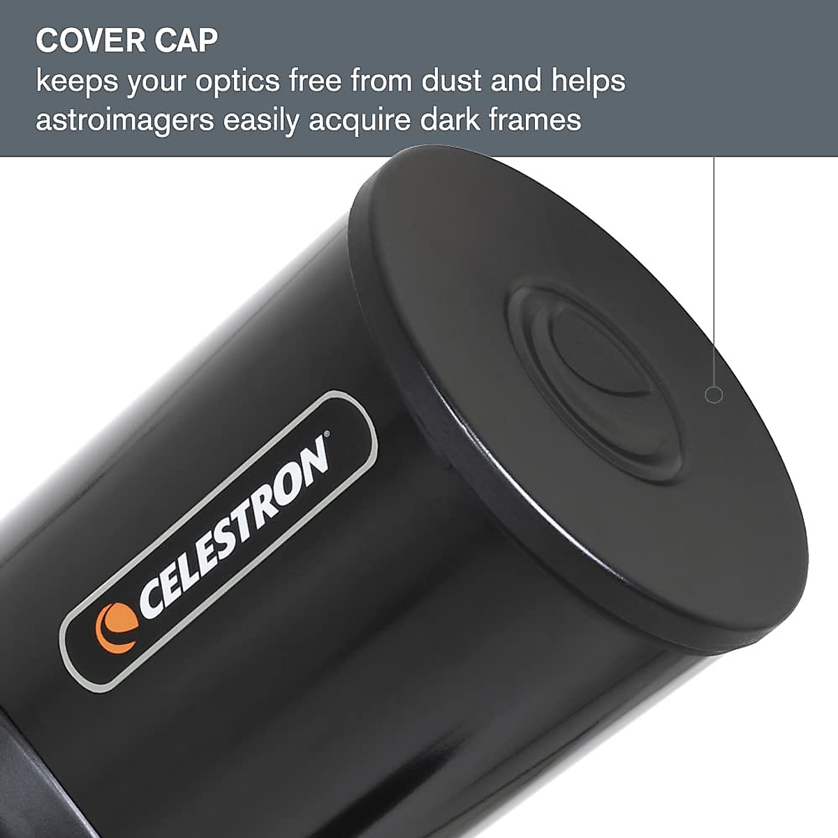 Celestron – Dew Shield with Cover Cap – Aluminum Dew Prevention – Fits 6” Schmidt Cassegrain Telescope