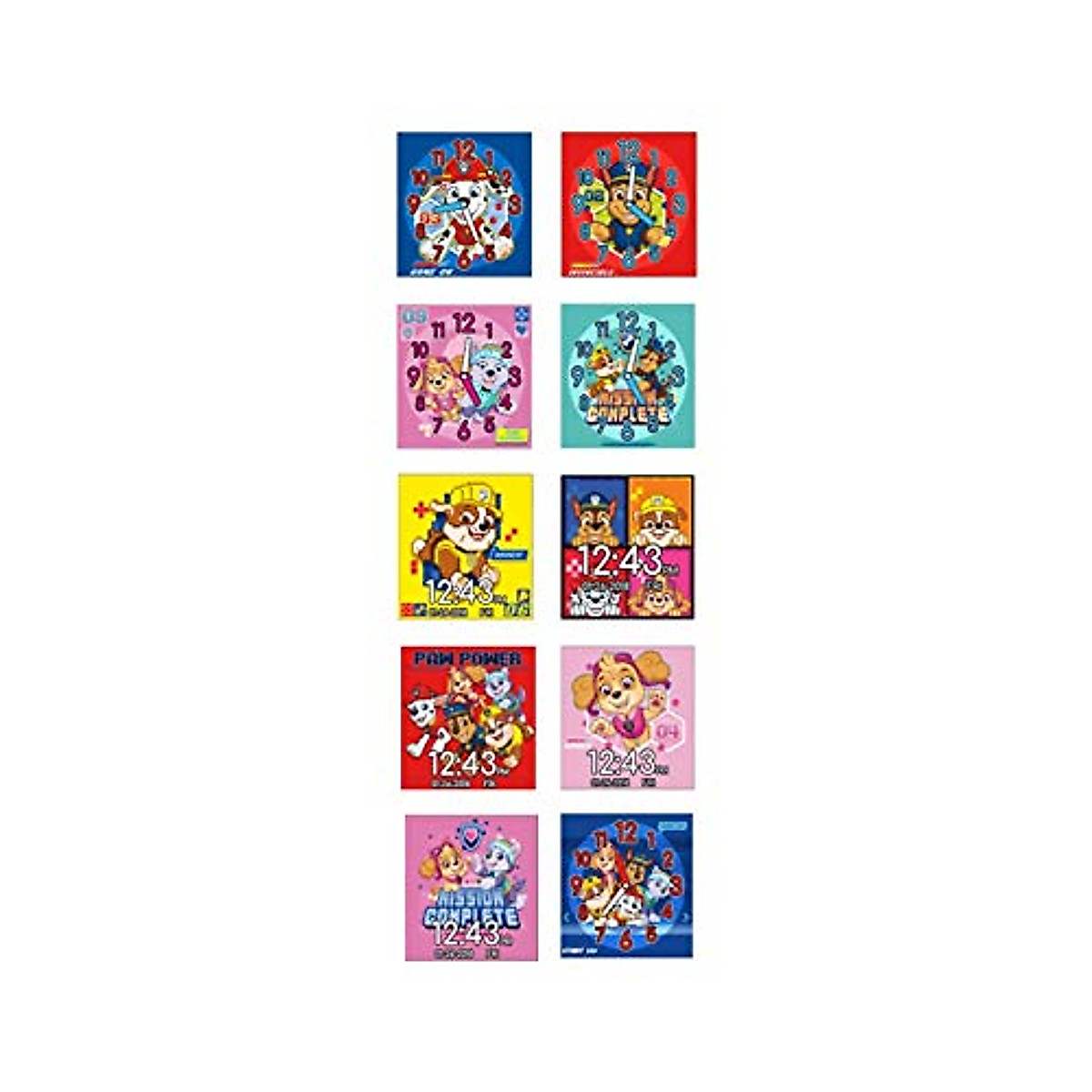 Accutime Kids Nickelodeon Paw Patrol Red Educational Touchscreen Smart Watch Toy for Toddlers, Boys, Girls - Selfie Cam, Learning Games, Alarm, Calculator, Pedometer & More (Model: PAW4275AZ)