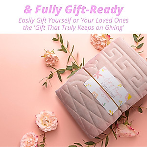 Sacred Artisans Prayer Mat, Powder Pink, Padded with Thick, Soft, Luxury Foam - Prayer Rug, Muslim Prayer Rug, Islamic Prayer Rug, Prayer Matt - Travel & Gift Ready for Ramadan & Eid