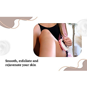 LOLA Beauty Care Silicone Anti Cellulite Massager, Body Shower Scrubber, Cellulite Remover, Body Massager - Exfoliate, Remove Cellulite, Distribute Fat Deposits, Improve Circulation