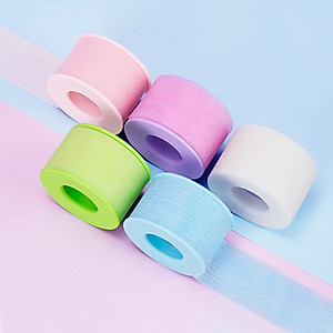 QUEWEL Lash Tape for Eyelash Extensions Blue Eyelash Tape Stick Well Breathable Eyelash Extension Tape Microfoam Tape Eyelash Extensions Flexible & Comfortable for Sensitive Skins to Use (Blue)