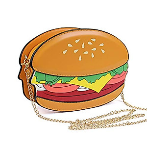 LUI SUI Girls Cupcake Crossbody Handbag Popcorn Hamburger Purse Small Purse Women Cellphone Shoulder Bag