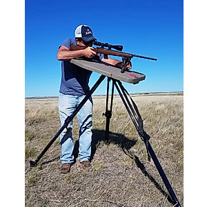 MTM HLST High-Low Shooting Table,Grey/Black