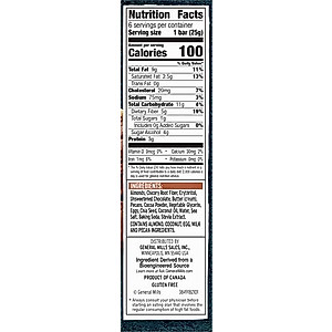 Ratio Soft Baked Bars, Chocolate Brownie, 1g Sugar, Keto Friendly, 5.34 OZ (6 Bars)