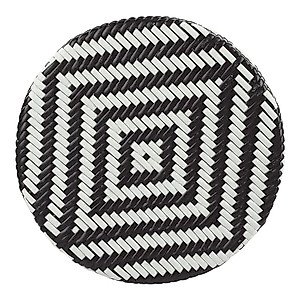 Greemotion Binde Boho 30-inch Aluminum and All-Weather Wicker Barstools with Footrest, Patio Stools & Bar Chairs for Outdoor, Kitchen Counter, Poolside, Yard, Set of 2, Brown