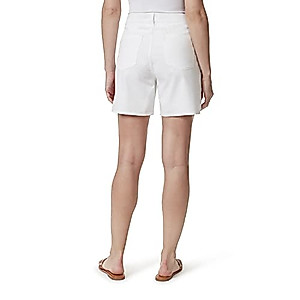 Bandolino Women's Amalia Classic High Rise 6" Jean Short, White, 12