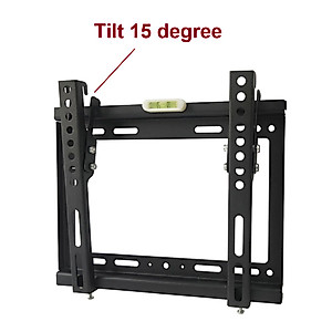 Yuarisx Low Profile Tilt TV Wall Mount Bracket for Most 14-40 inch LED, LCD OLED, Plasma Flat Panel and Curved Screen, Max VESA 200x200mm