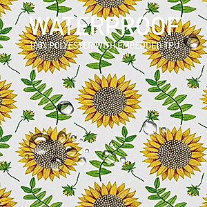 Pencil Pouch Pencil Case Pencil Bag Pen Case Pouch Box Organizer for Teen Girls Boys School Students Waterproof Zipper Pouch for Office Supplies Makeup, Sunflower Print Sunflower Gifts for Women