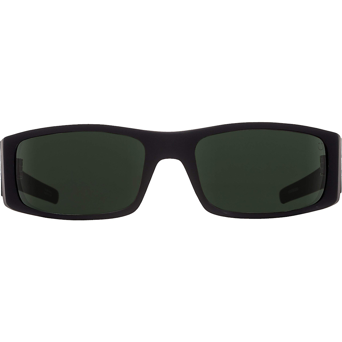 Spy Optic Hielo 670375973864 Polarized Sunglasses, 56 mm (Soft Matte Black/Happy Gray/Green Polar)