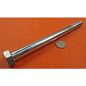 Grade 5 Zinc Steel Hex Bolts RH PT 5/8"-18 x 8.00" Length