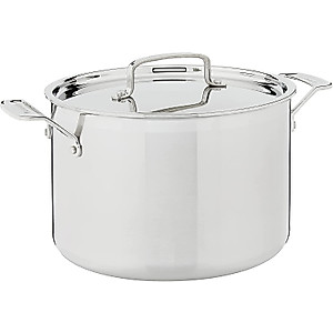 Cuisinart MCP66-24N MultiClad Pro Triple Ply 8-Quart Skillet, Stockpot w/Cover