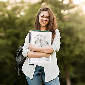 EOOUT 24pcs Mesh Zipper Pouches, A3 Size Waterproof Black Zipper Bags, Water-Resistant Plastic Document Pouch for School Office Supplies, Puzzles & Games Organizing Storage