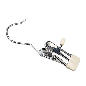 Woogim 15 Pcs Laundry Hanging Hooks Clips 110mm Length Multi-Functional Hooks for Home Travel Clothes & Socks Stainless Steel Upgrade Widen