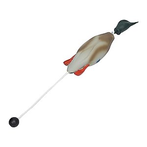 YardGo Duck Dog Toy, The Bird Dummy Teaches Mallard Waterfowl Game, Pet Dog Training Fake Duck Retrieval Duck Chewing Toys Perfect Size, Suitable for Puppies or Adult Hunting Dogs, 33X7X6cm