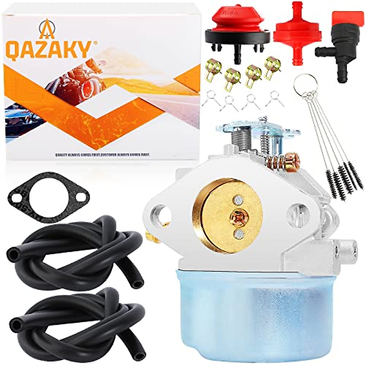 QAZAKY Carburetor Compatible with Ariens 924108 924110 924328 ST824SLE ST824DLE Snowblower Snowthrower 10527 10530 1130 924 927 SBE SB LS AM108405 MIA11319 Snow Blower Thrower Carb