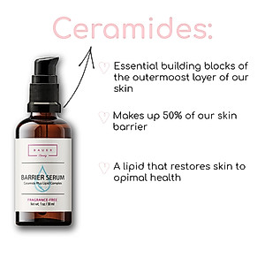 Barrier Repair Ceramide Serum Skin Healing Treatment Moisturizer Face Serum For Anti Aging, Hormonal Acne, Hydrating Sensitive Skin