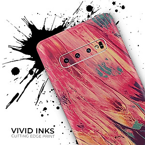 DesignSkinz Liquid Abstract Paint Remix V96 Protective Vinyl Decal Wrap Skin Cover Compatible with The Samsung Galaxy S20 (Screen Trim & Back Glass Skin)