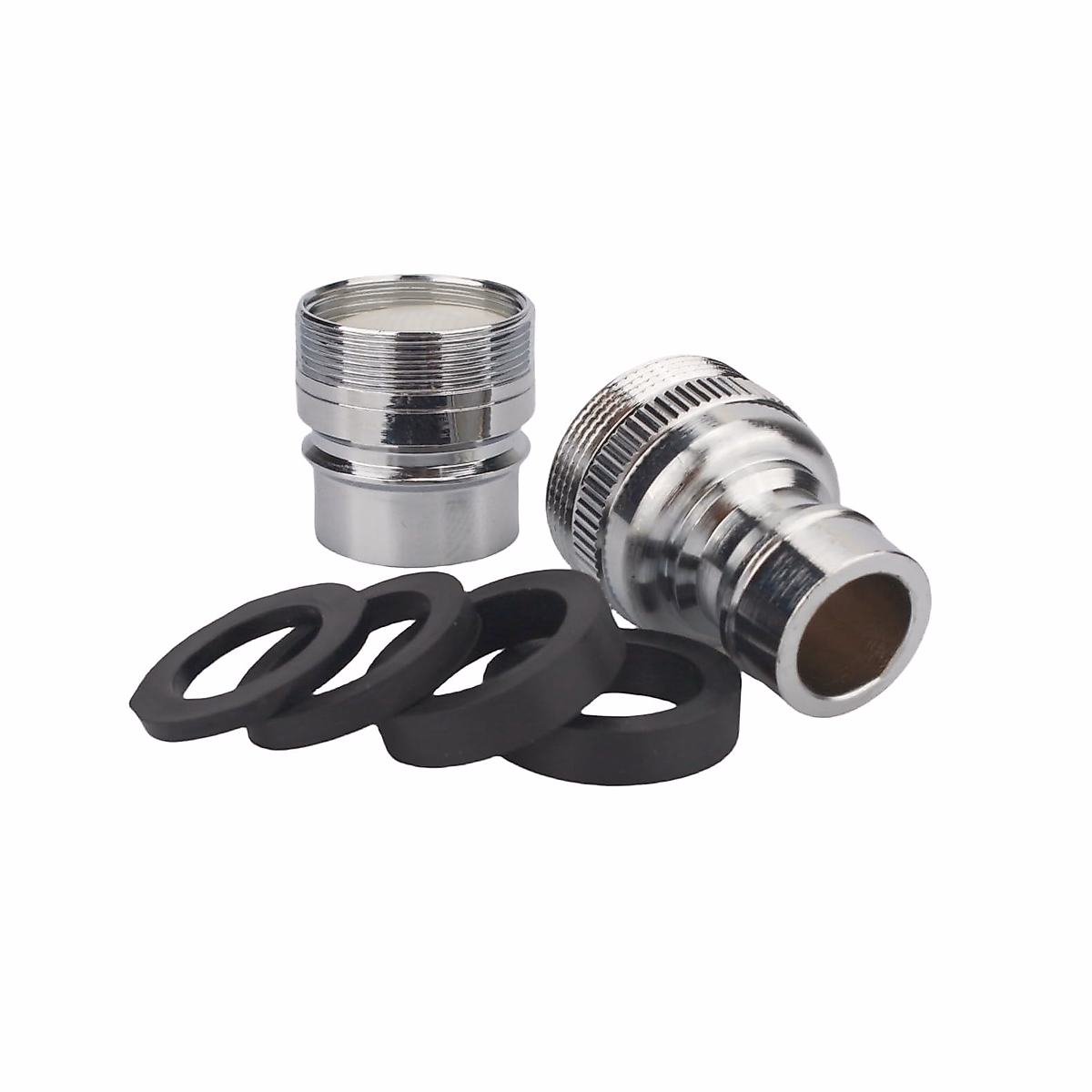 Dishwasher Faucet Adapter (Chrome-brass) fit for Danby, SPT, Homelabs, Costway, Panda, Rovsun Portable Dishwasher to Sink