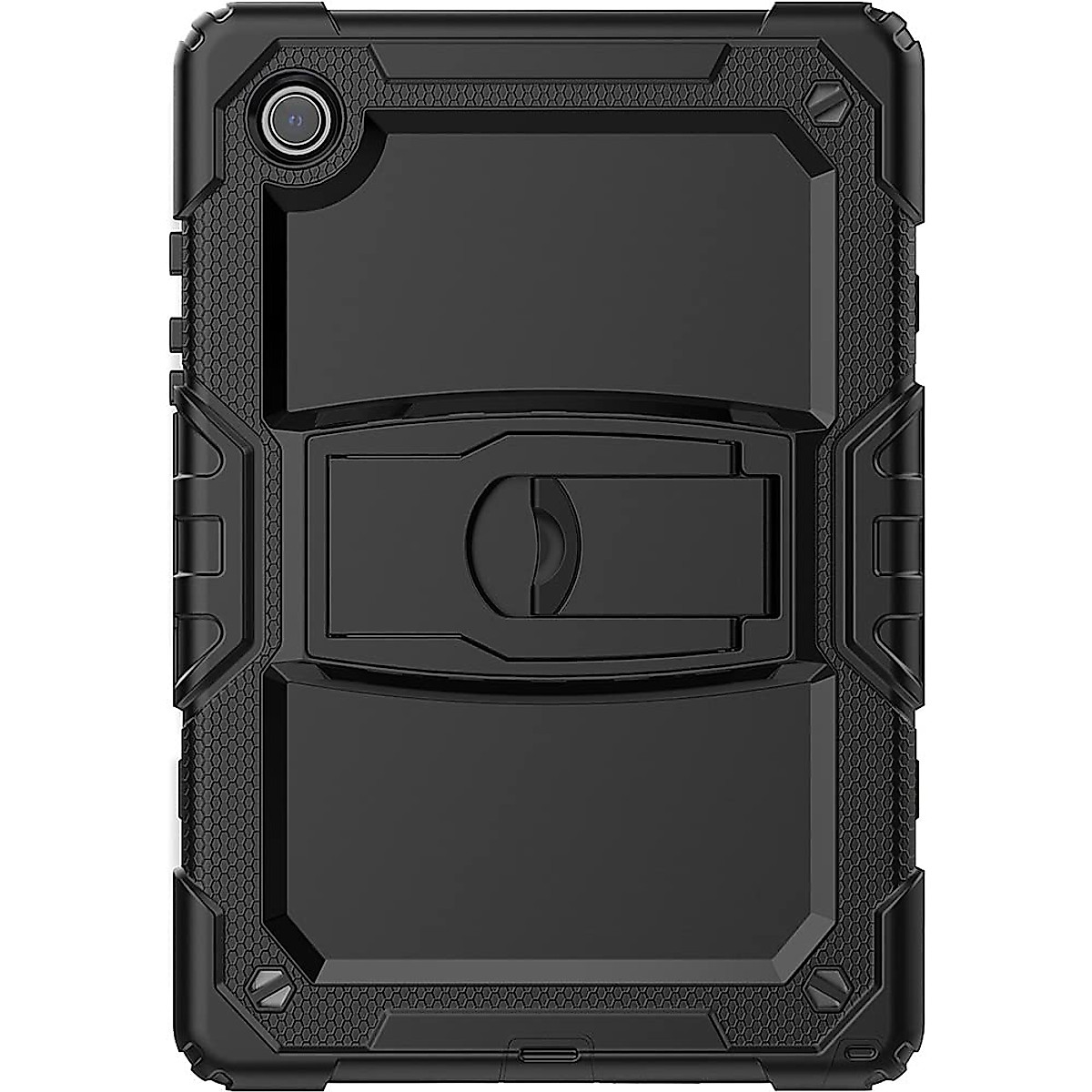 SaharaCase Defence Series Case for Samsung Galaxy Tab A8 10.5 Inch (2021) [Shockproof Bumper] Rugged Protection Antislip Integrated Kickstand - Black