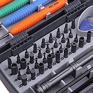 TKFDC Screwdriver Set 45 in 1 Torx Hex Screwdriver Tools Bit Set Precision Disassembly and Repair Tool Set