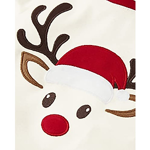 Gymboree,unisex-child,Gymmie Long Sleeve and Pant Cotton 2-Piece Pajama Sets, Big Kid, Toddler,Christmas Reindeer,12