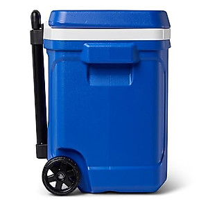 Igloo 28 Qt Blue Wheeled Cooler with Locking Telescoping Handle