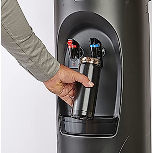 Aquverse Commercial Grade Bottleless Hot & Cold Water Cooler Dispenser with Filter, Black | NSF and UL/Energy Star Certified (A3500-K)