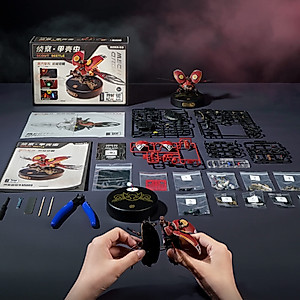 ROKR Mechanical Puzzles Scout Beetle, 3D Metal Model Kits for Adults to Build, STEM Toys Building Sets for Teens, Halloween/Christmas/Birthday Gifts for Boys Ages 14+ (Scout Beetle)