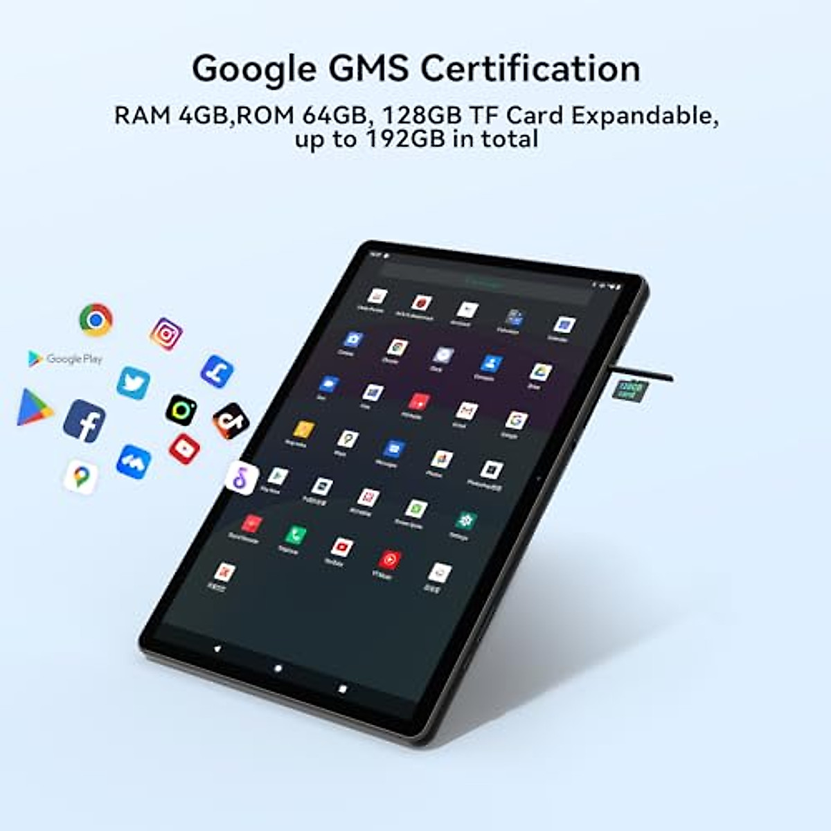 A DREAMER Android 13 Tablet: Octa Core CPU, 4G LTE Tablet with SIM Card Slot Unlocked, 64GB ROM, 6000mAh Battery, 2MP+5MP Dual Camera, Tablet for Kids