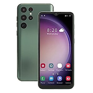 PUSOKEI Unlocked Smartphone, 4G Mobile Phone with Stylus, 6.52 inch FHD Screen, 4GB RAM 64GB ROM, 16MP+32MP Camera, Navigation System, 5G WiFi, Face Unlock, Android12, 4500mAh Battery