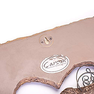 Carson Home Accents Outdoor Garden Sympathy Resin Animal Pet Memorial Stone with Devoted Angel Horse, Quote, and Heart Cutout, Gray