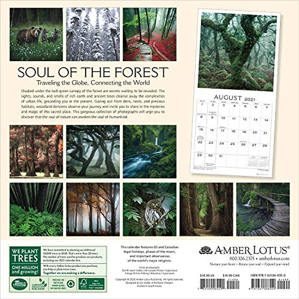 Soul of the Forest 2021 Calendar