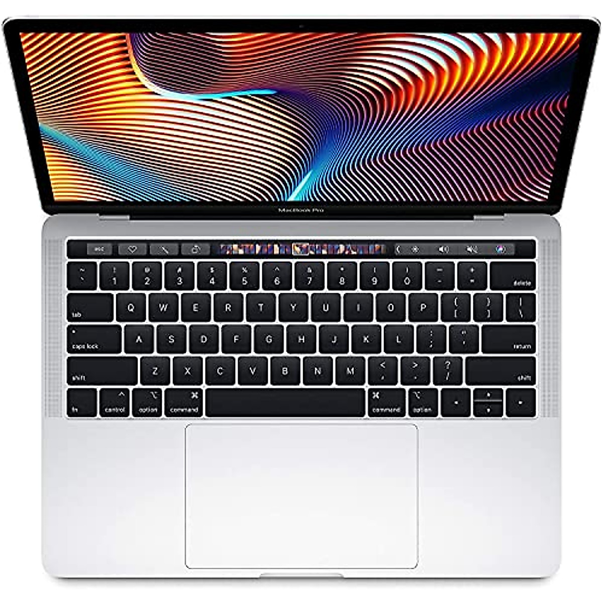 Mid 2019 Apple MacBook Pro Touch Bar with 1.4 GHz Quad Core i5 (13 inches, 16GB RAM, 256GB SSD) Silver (Renewed)