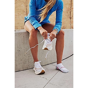 Saucony womens Selective Cushion Performance No Show Athletic Sport (6 & 12 Pairs) Socks, White Assorted Pairs), Shoe Size 5-10 US