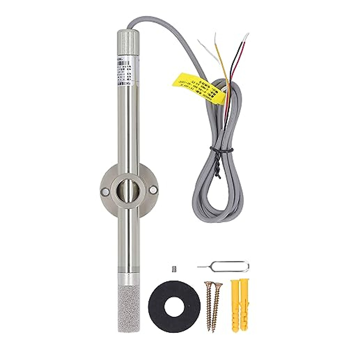 Temperature and Humidity Transmitter Probe, Temperature and Humidity Sensor 15‑30V DC Stable Detection 4‑20mA