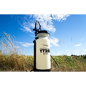 Sprayers Plus YT25E Battery Sprayer - 12V Lithium-ion with Viton Seals & O-Ring, Brass Wand & Nozzle & Shoulder Strap, 2 Gallon