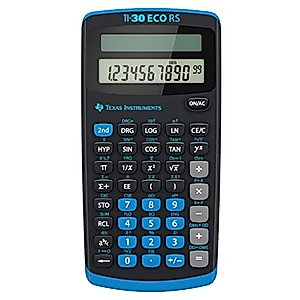 Texas Inst. TI-30 Eco RS Scientific Calculator