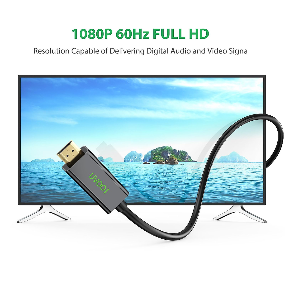 DisplayPort to HDMI Cable 6ft 5-Pack, Display Port (DP) to HDMI Cable 6 feet Adapter for All DisplayPort Laptop/Computer to Monitor/HDTV/Projector with HDMI